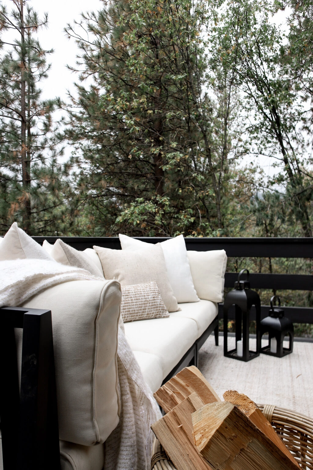 Our Fall Lake House Patio – Halfway Wholeistic