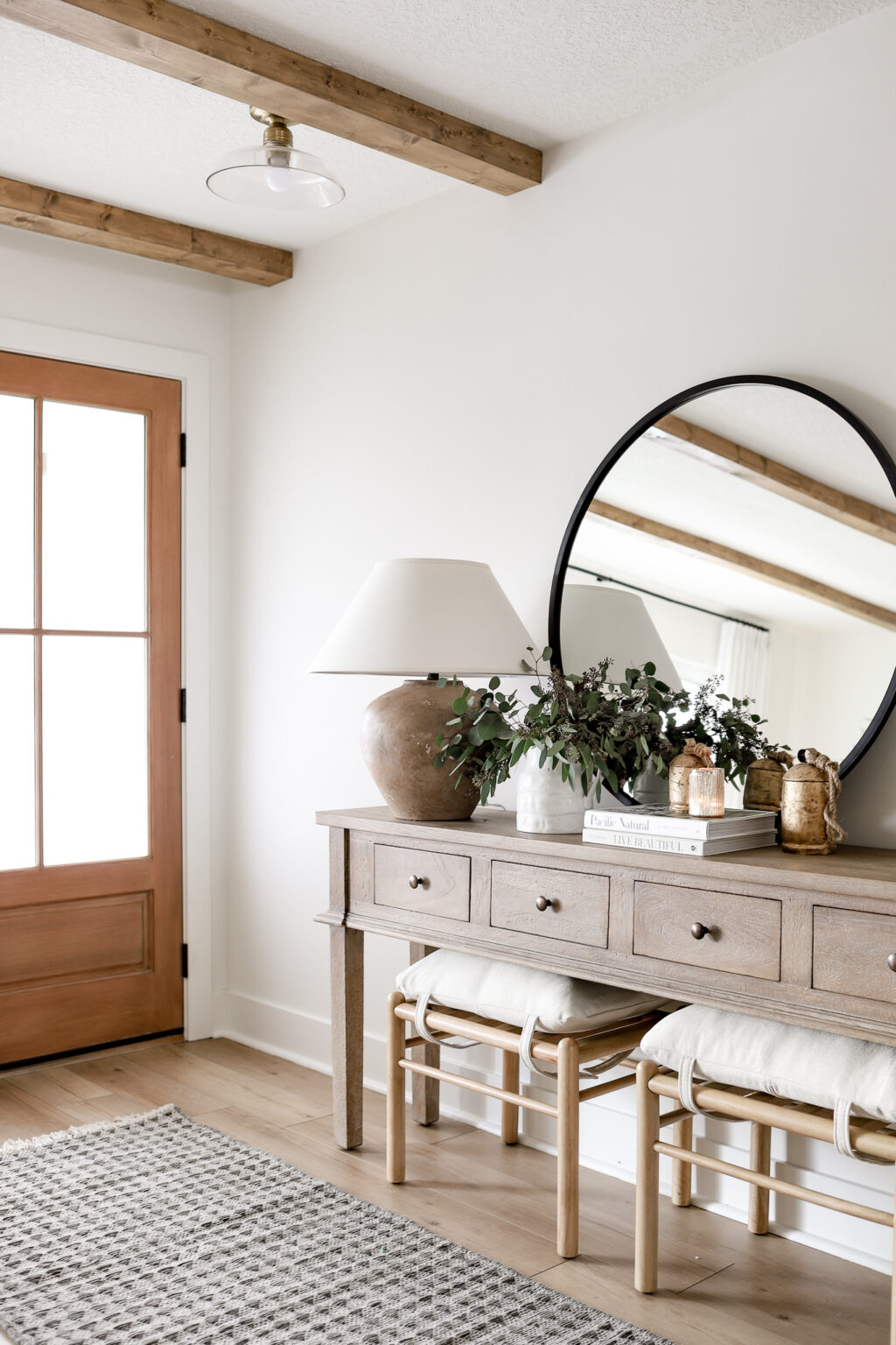 Winter Entryway Styling – Halfway Wholeistic