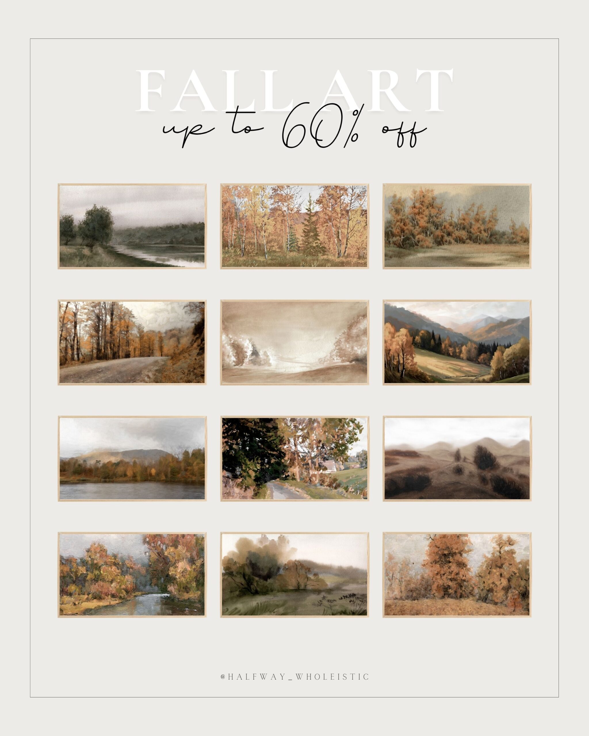 My Favorite Fall Art for Your Home – Halfway Wholeistic