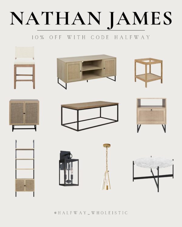 Nathan James Furniture From Our Home + A Discount Code – Halfway Wholeistic