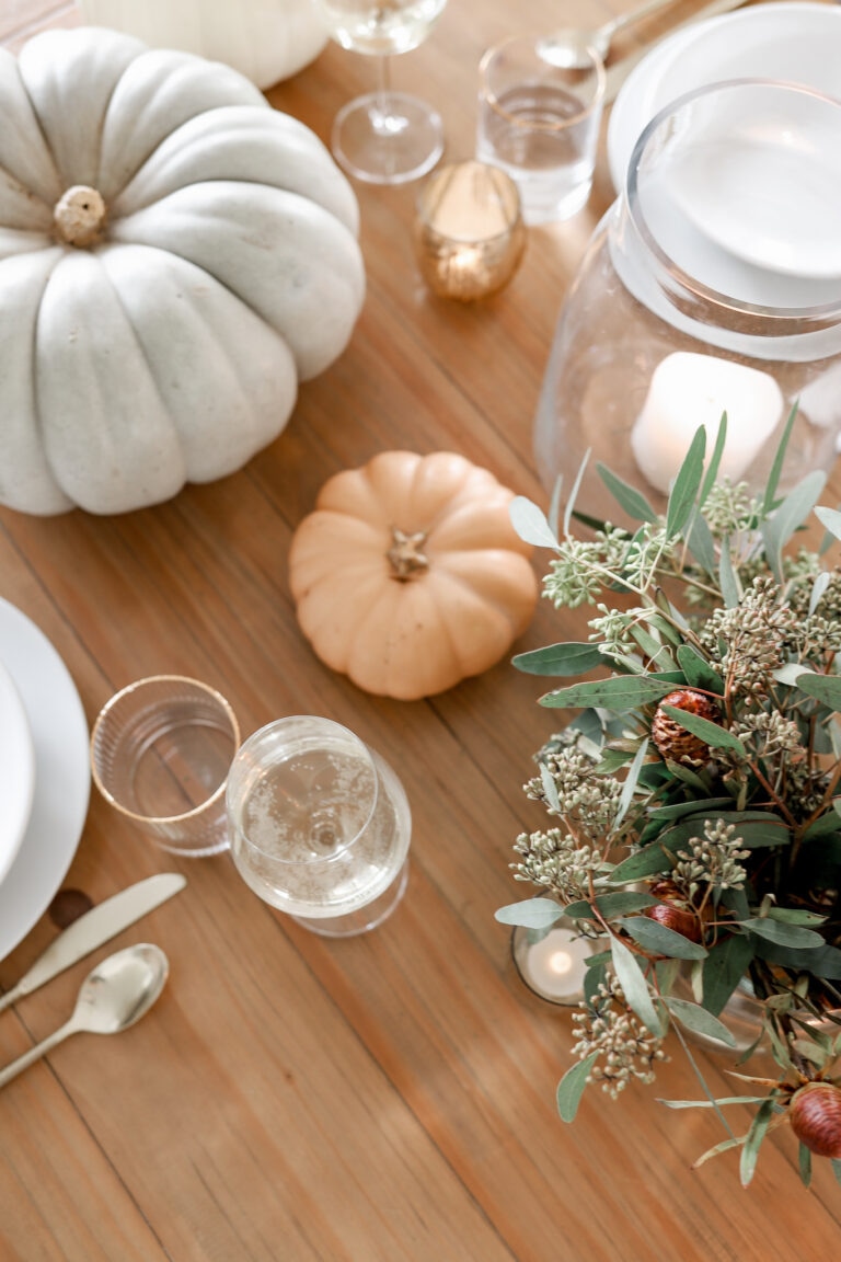 Crafting a Timeless and Simple Thanksgiving Table Setting – Halfway ...