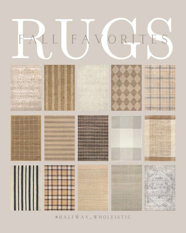 Harvest Hues: Decorating with Fall-inspired Rugs – Halfway Wholeistic
