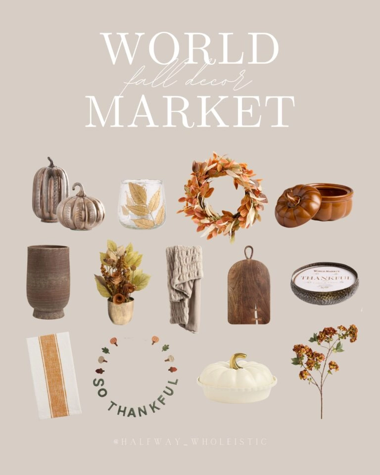 Get Ready for Fall: World Market Finds for a Cozy Home – Halfway Wholeistic