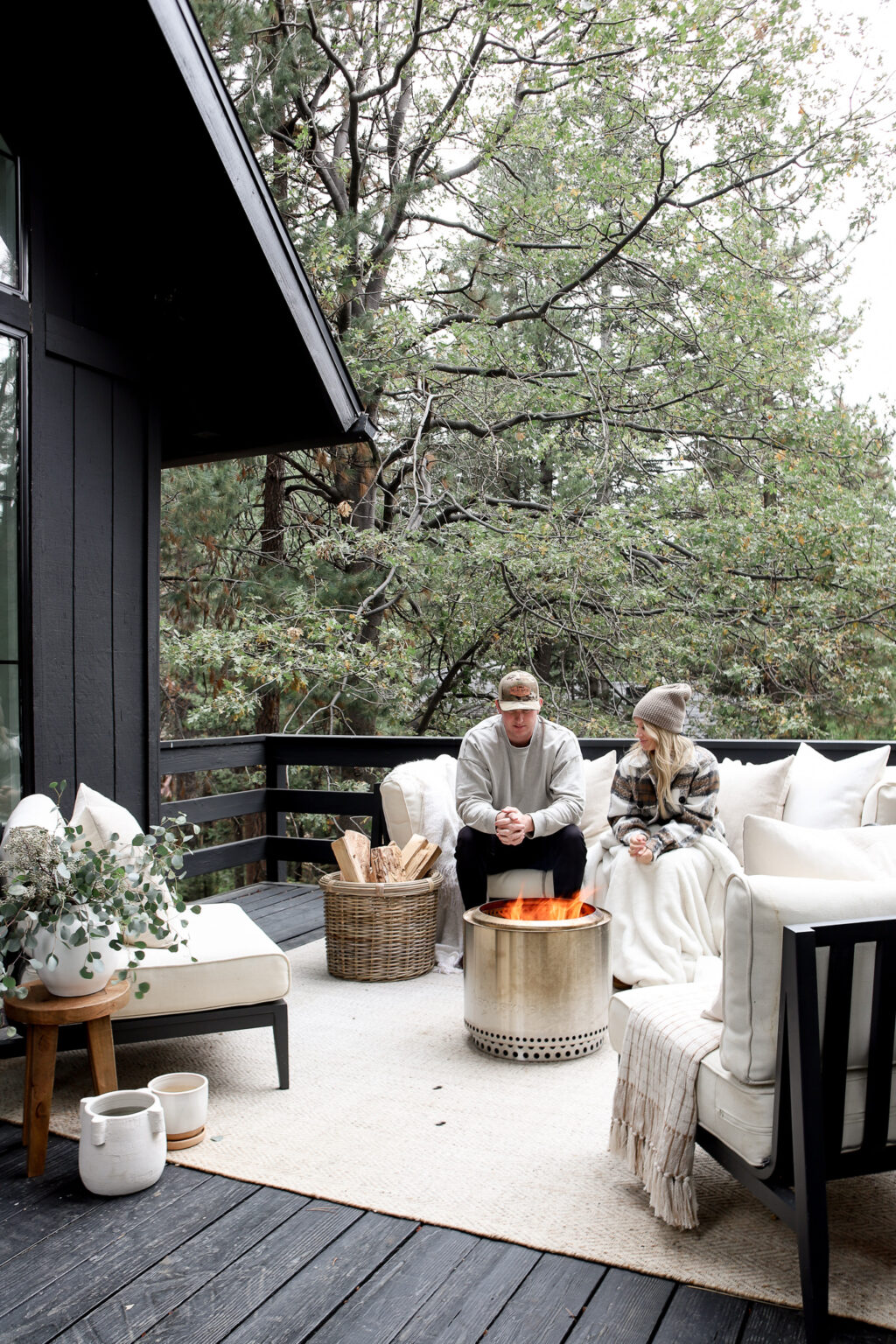 Our Fall Lake House Patio – Halfway Wholeistic