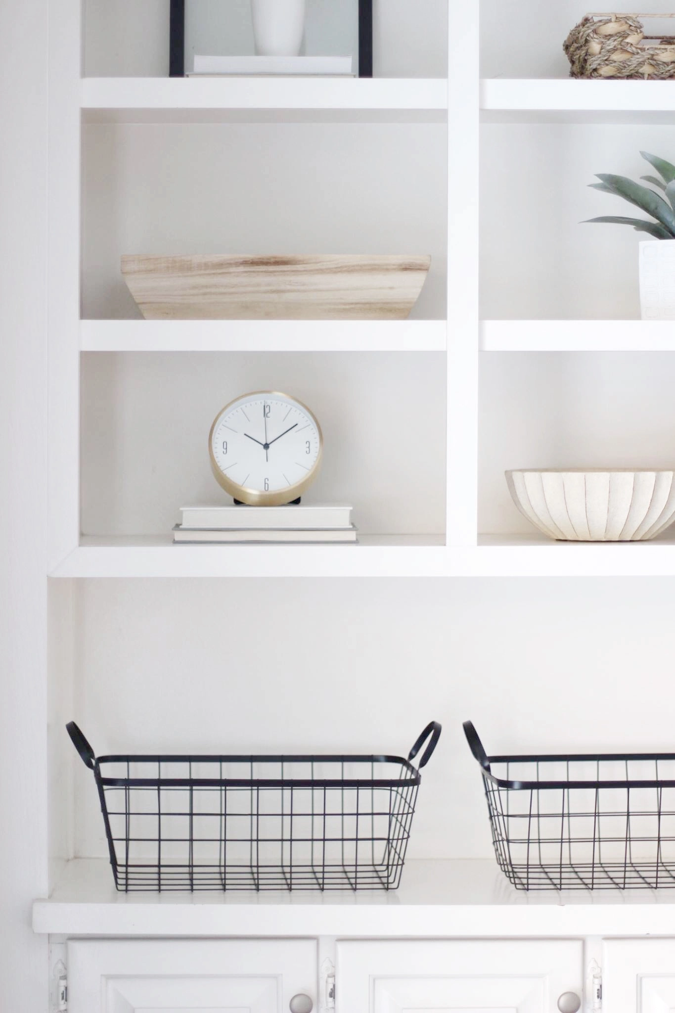 Minimalistic Shelf Decor – Halfway Wholeistic