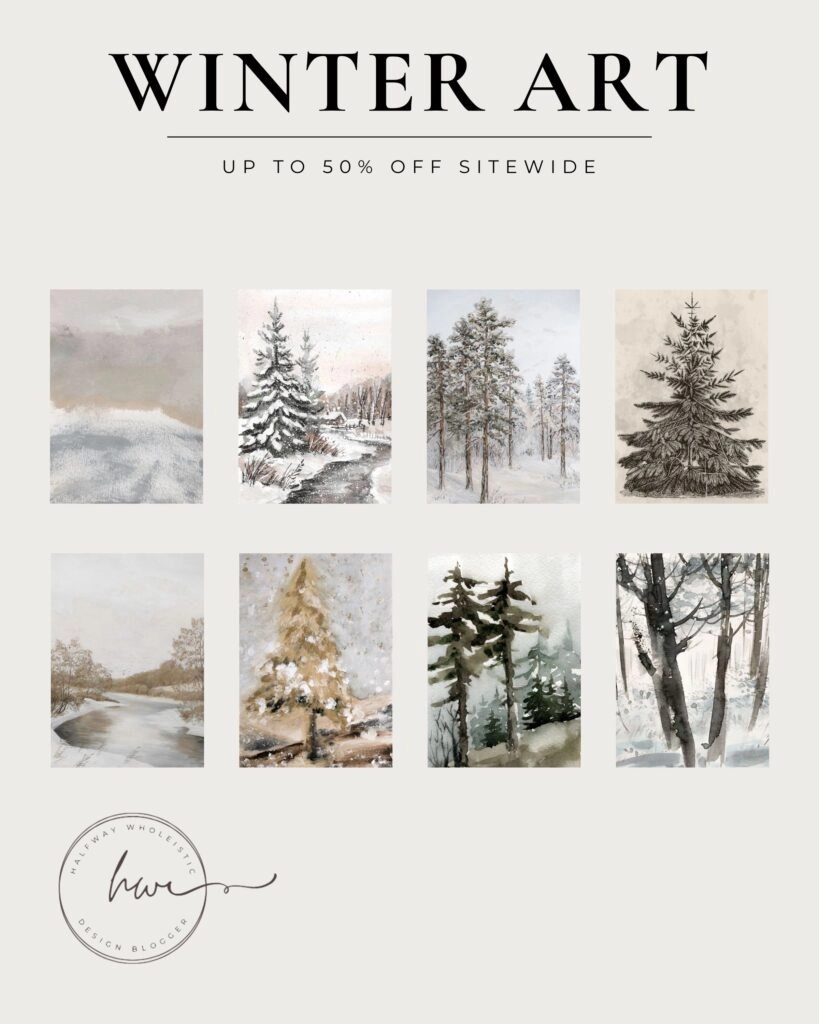 The Winter Art Collection & Sale Details! – Halfway Wholeistic
